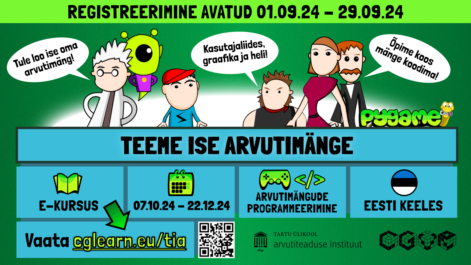 Teeme ise arvutimänge - Kursused - Arvutiteaduse instituut